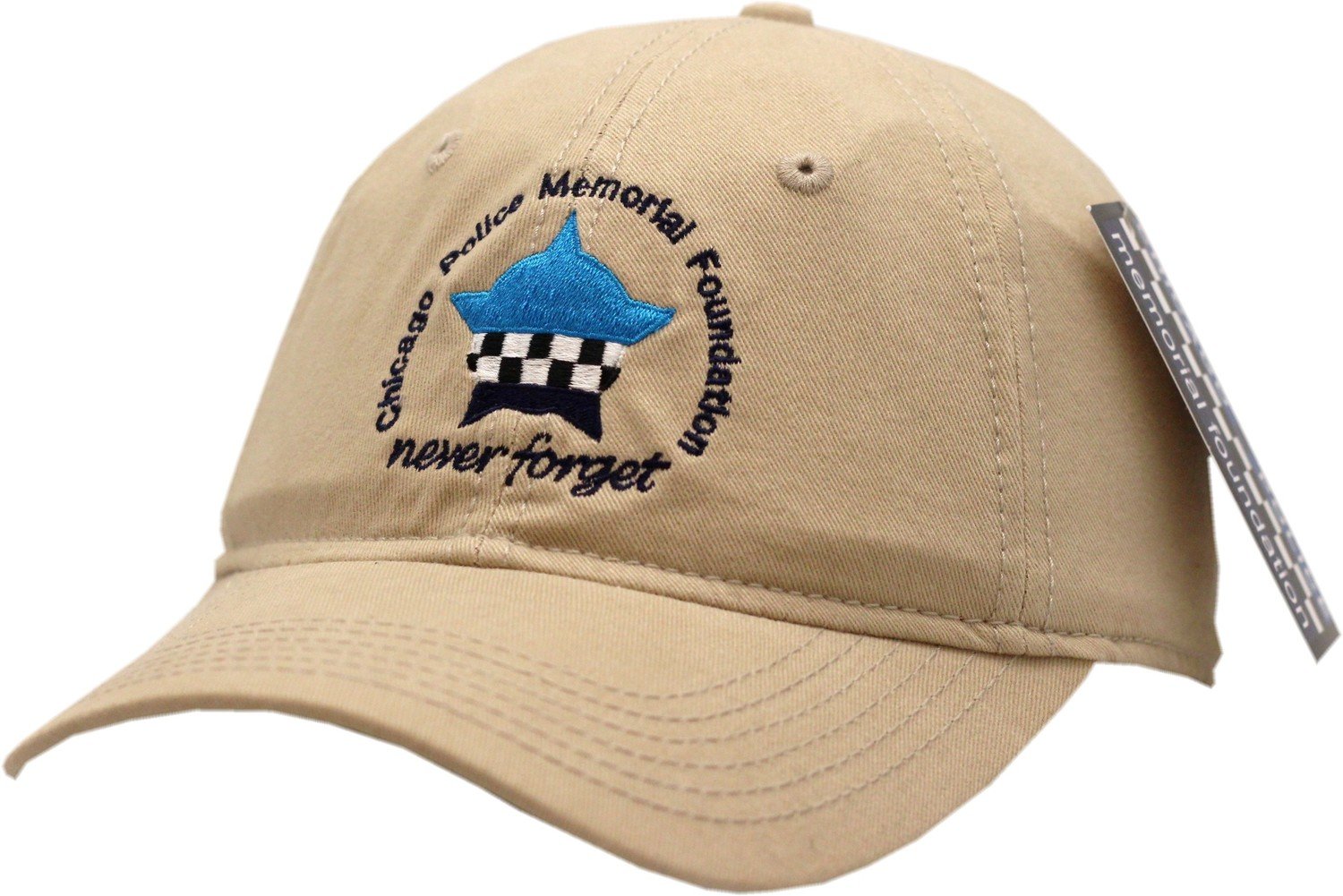 Chicago Police Memorial Khaki Buckle Back Hat | Chicago Police Memorial ...
