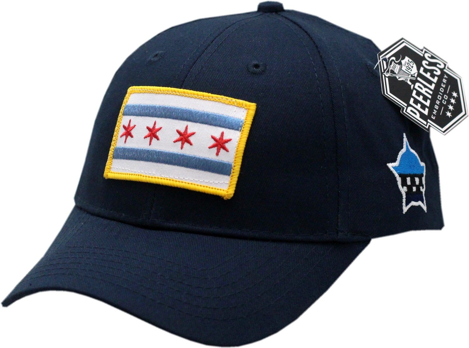 Chicago Flag Youth Adjustable Hat Navy | Chicago Police Memorial Foundation