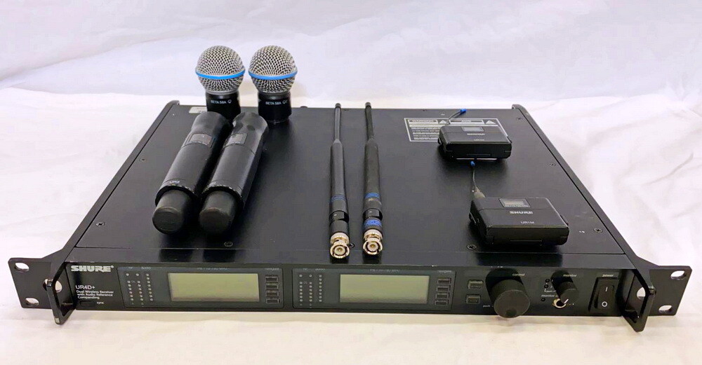 Shure UR4D+ Neumann KSM8, UR1