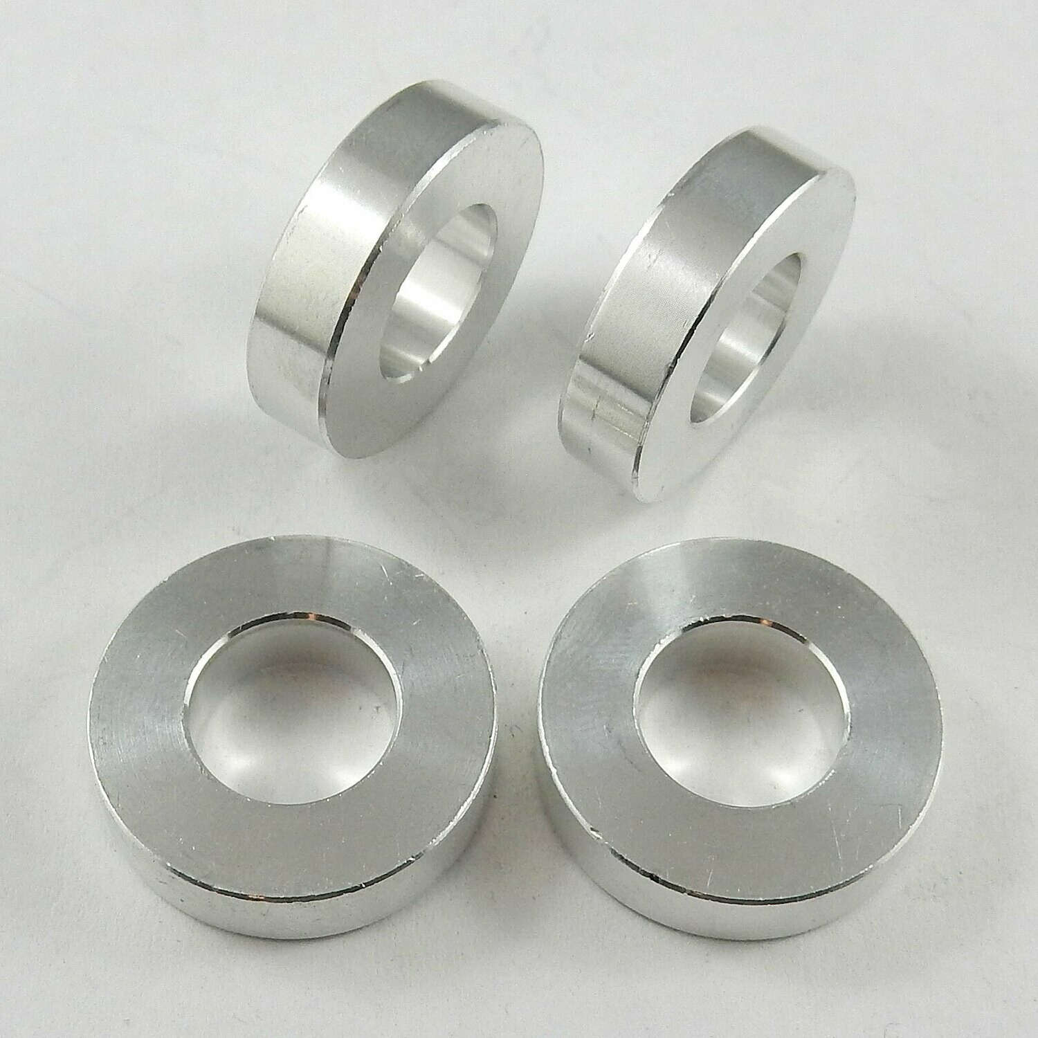 1/2" Flat Spacers - Aluminium - 4 Pack | Bullant Performance Products