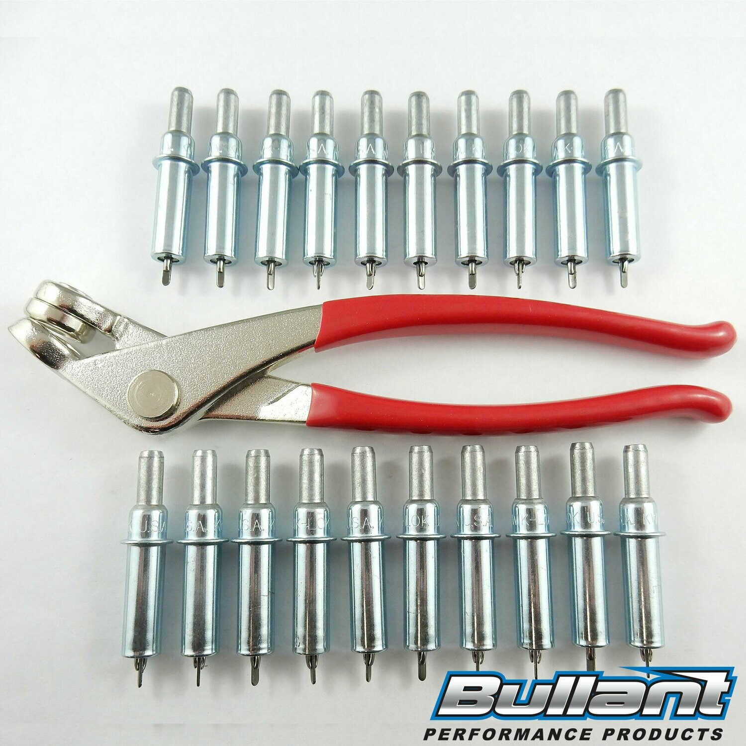 3/32" Kwik-Lok Cleco Kit & Pliers - 20 Pack | Bullant Performance Products