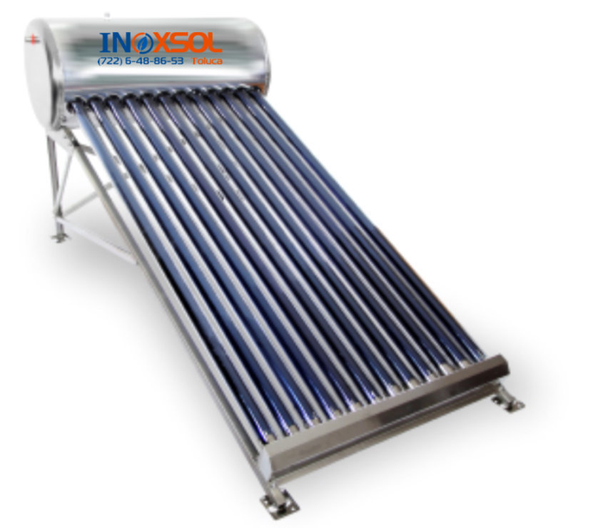 Calentador Solar INOXSOL de 12 Tubos - 150 Litros