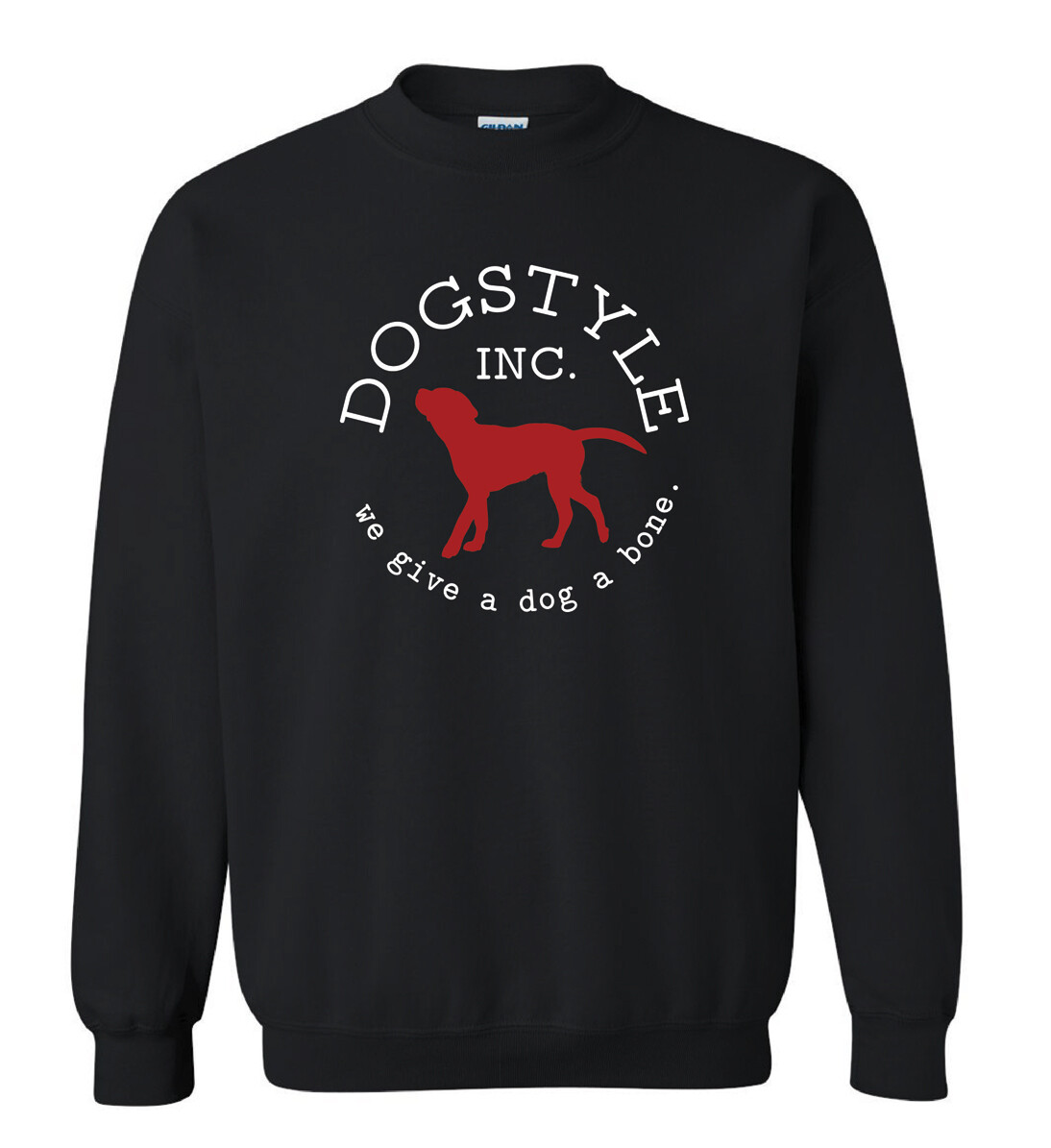 Dogstyle Crew Neck Sweatshirt - Black | Shop dog food, treats ...