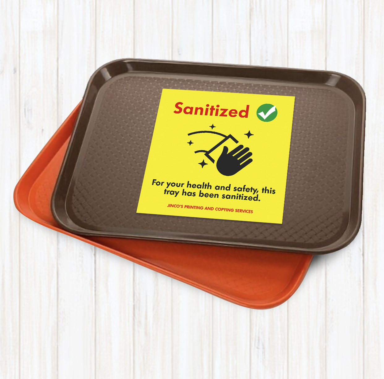 Food Tray Sticker