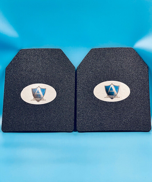 AR500 Steel NIJ III 10"x12" SAPI Cut Curved inserts