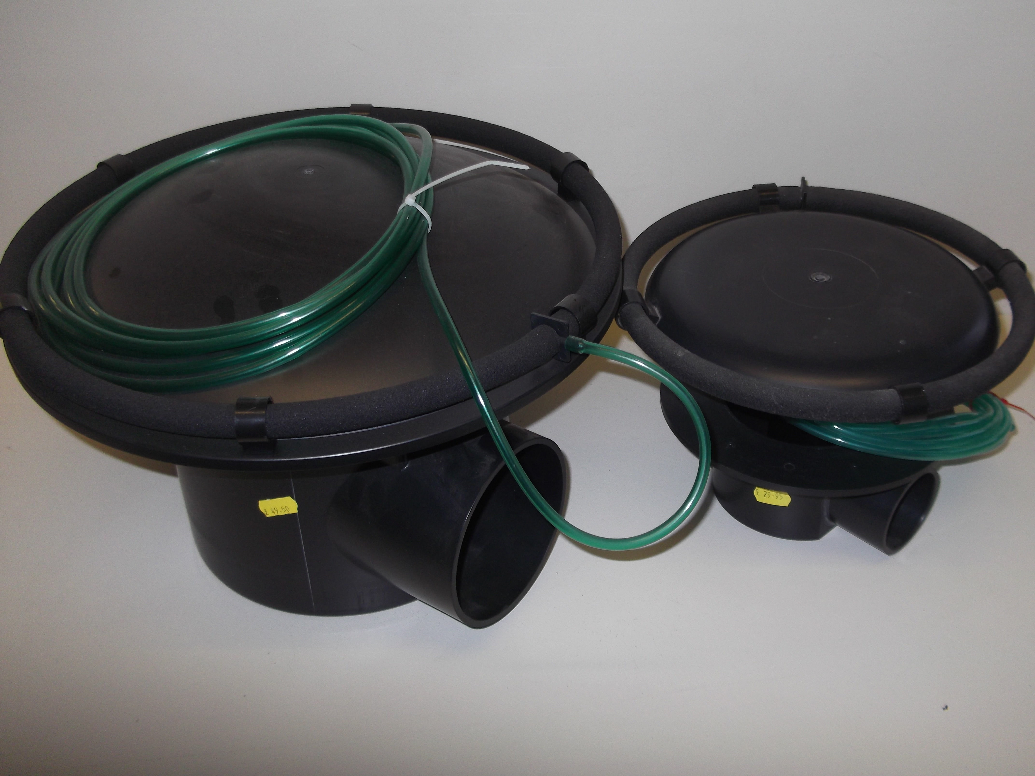 Bottom Drains and Skimmers