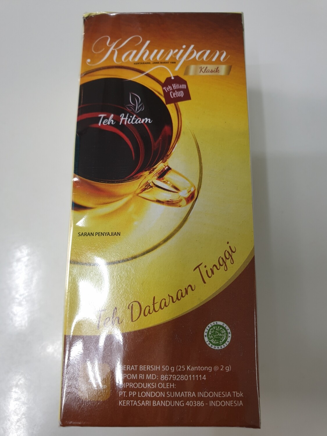 Teh celup kahuripan rasa teh hitam