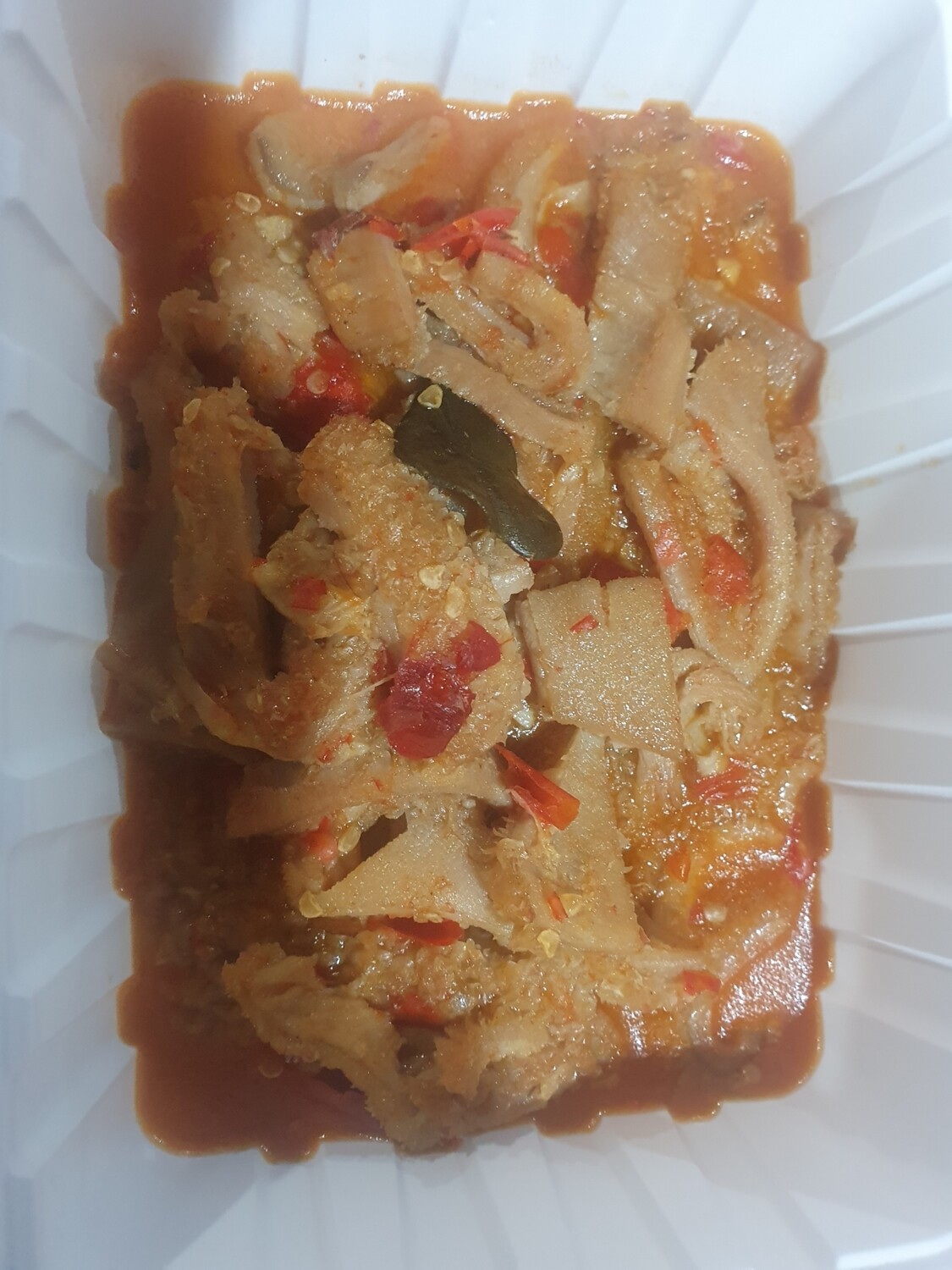 Oseng babat sapi pedas puol