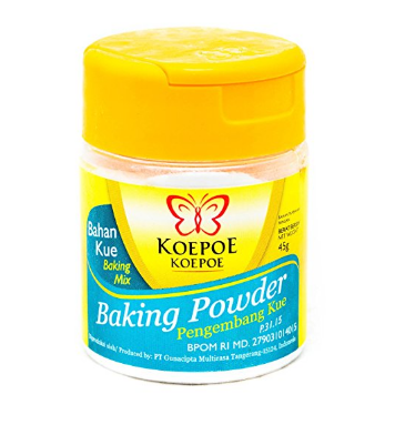 Kupu2 Baking Powder pengembang kue 45g