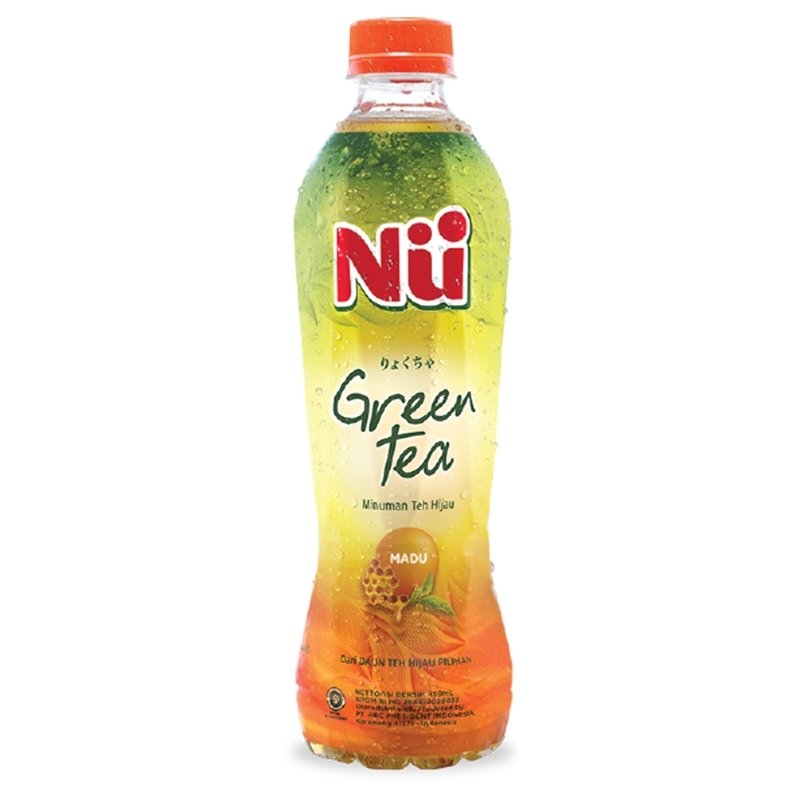 Nu Green Tea - Rasa Madu (Honey) 450 ml