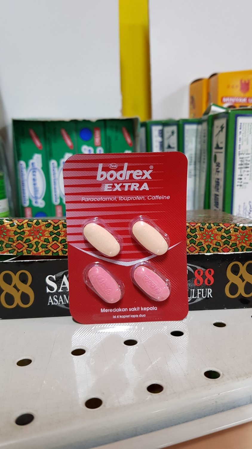 Bodrex Extra/Ekstra 4 butir