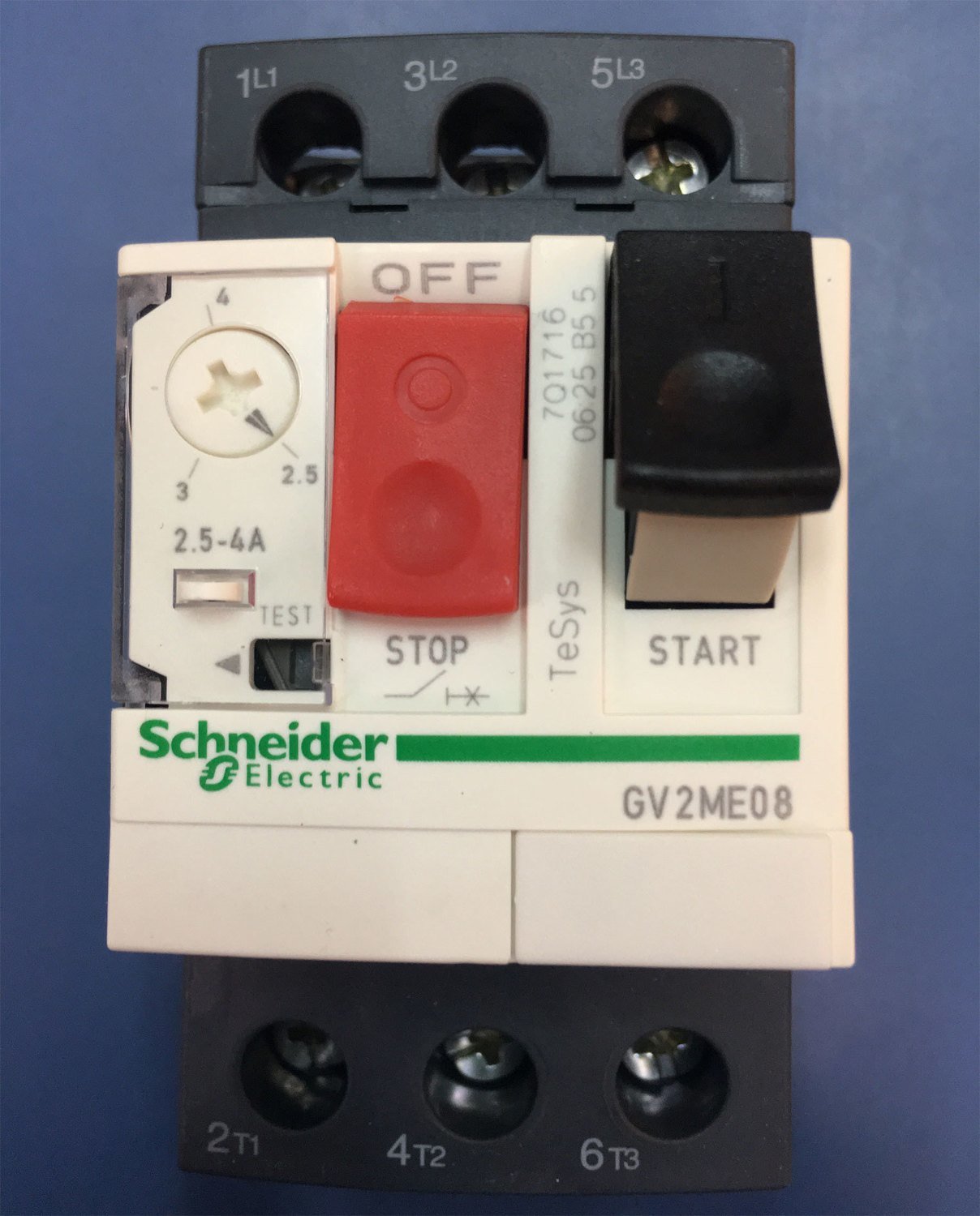GUARDAMOTOR 2.5A - 4A SCHNEIDER GV2ME08