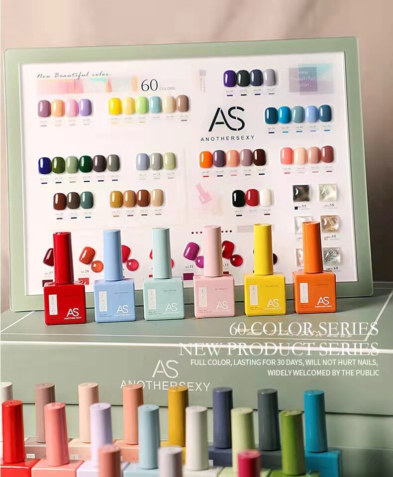 AS 63pcs Gel Polish Set ( Include One Colour Chart )