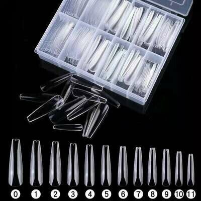 2XL Long Coffin Tips 120pcs