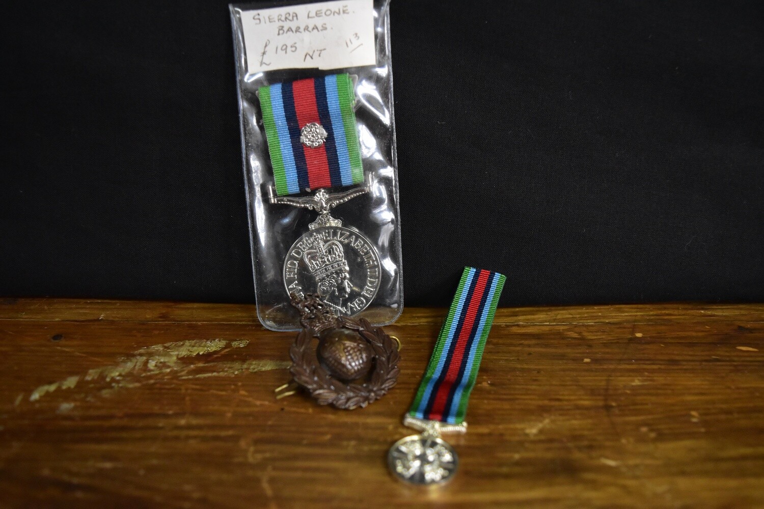 Sierra Leone: Operation Barras Medal Group