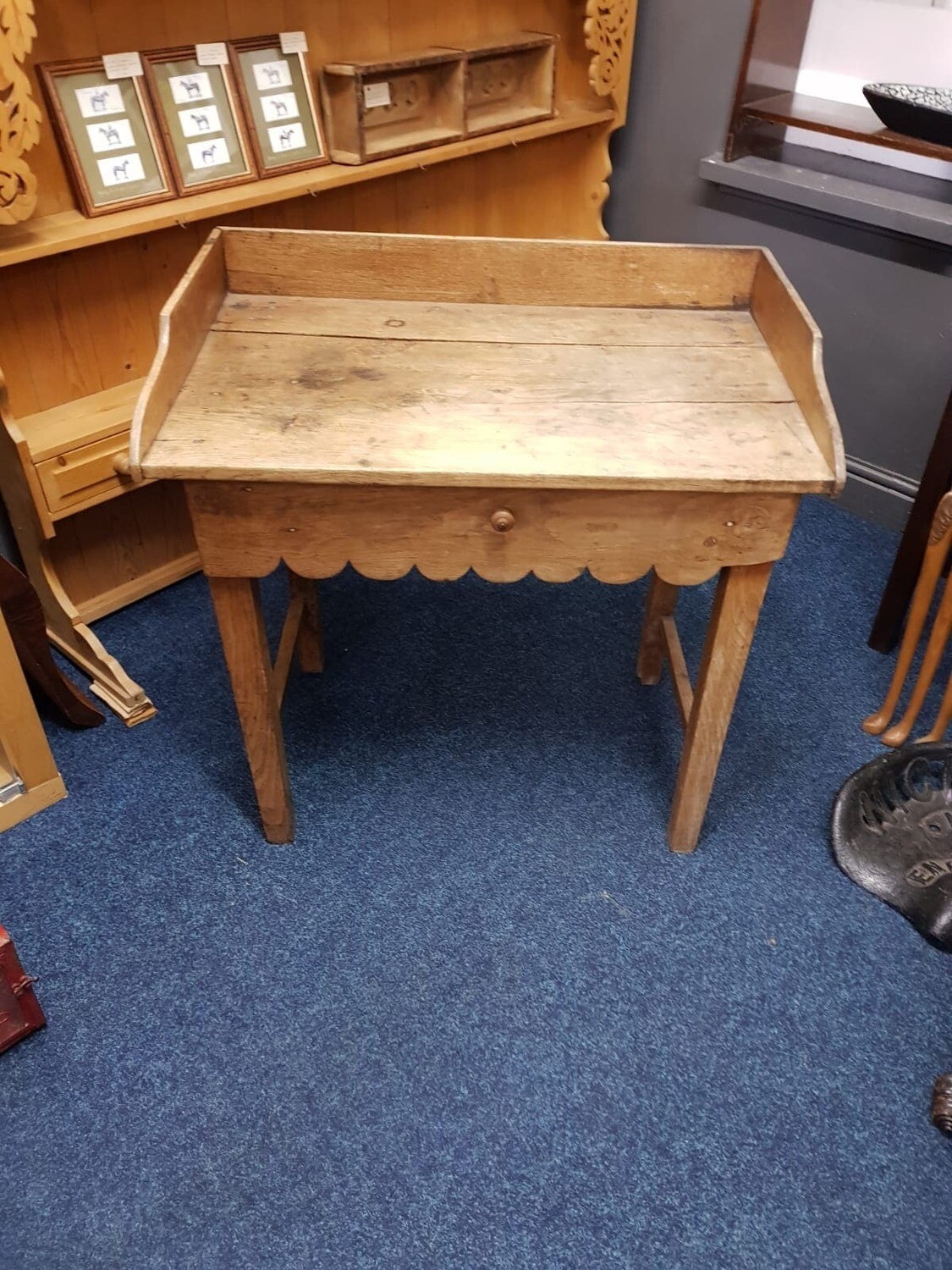Rustic Country Oak Georgian Desk