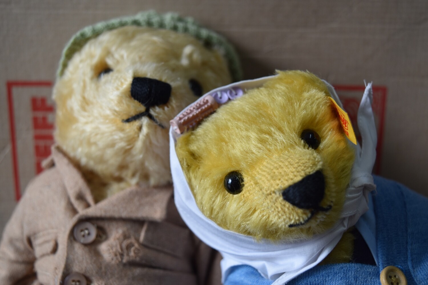 Steiff "Last of the Summer Wine" Nora Batty & Compo Bears