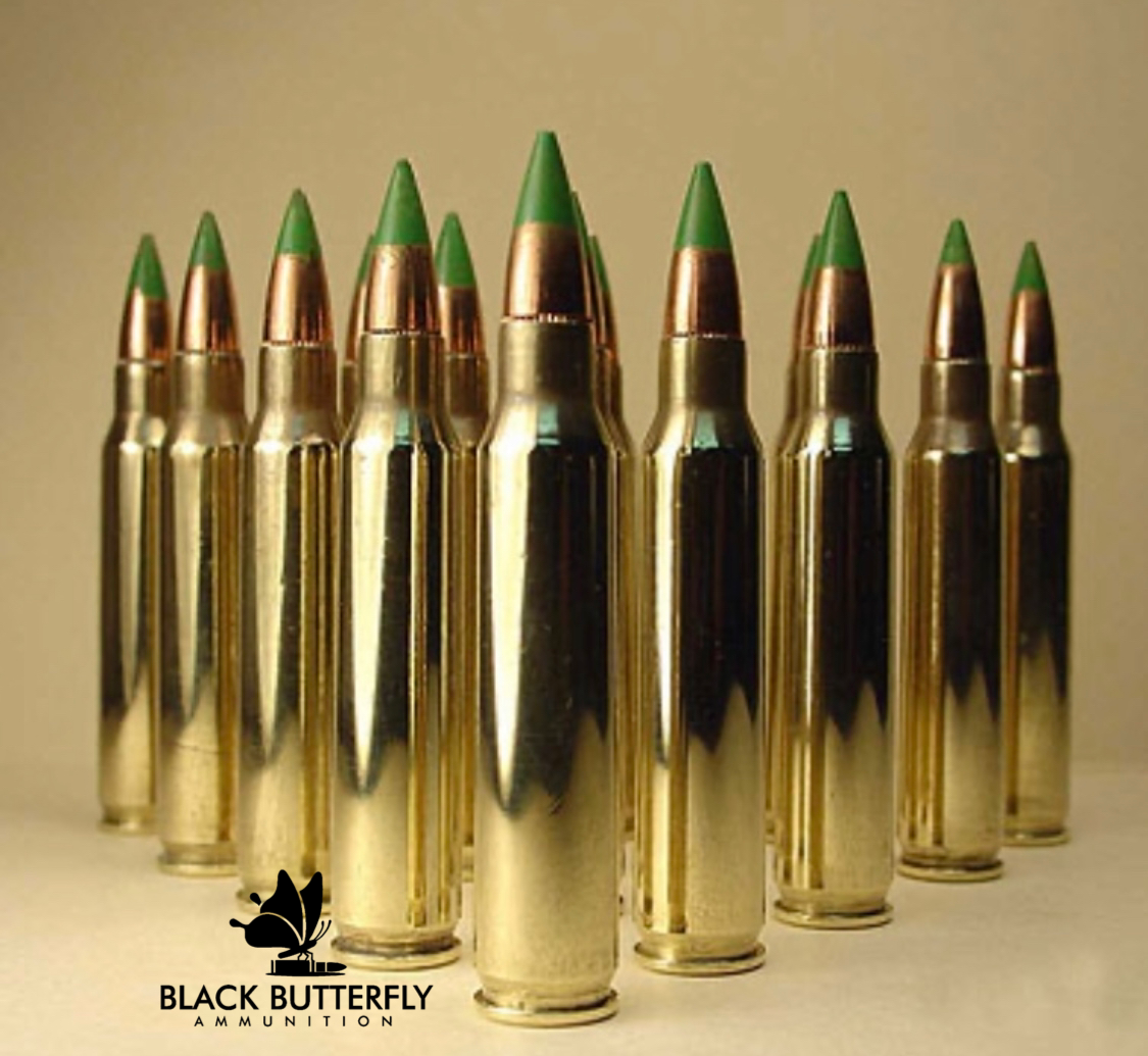 Black Butterfly Ammunition, Lake City Military Grade, 5.56x45mm NATO ...