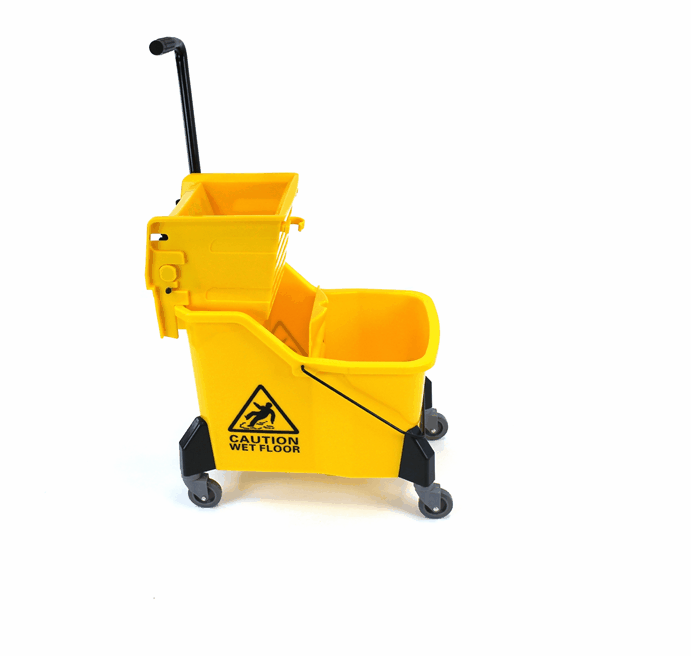 Large Size Mop Bucket With Side Press Wringer, 44 Quart , 11 Gallons ...