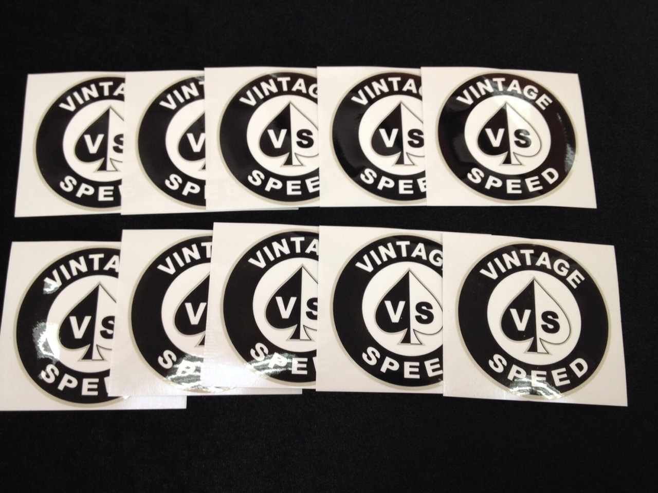7CM VINTAGESPEED STICKERS (10張一組)