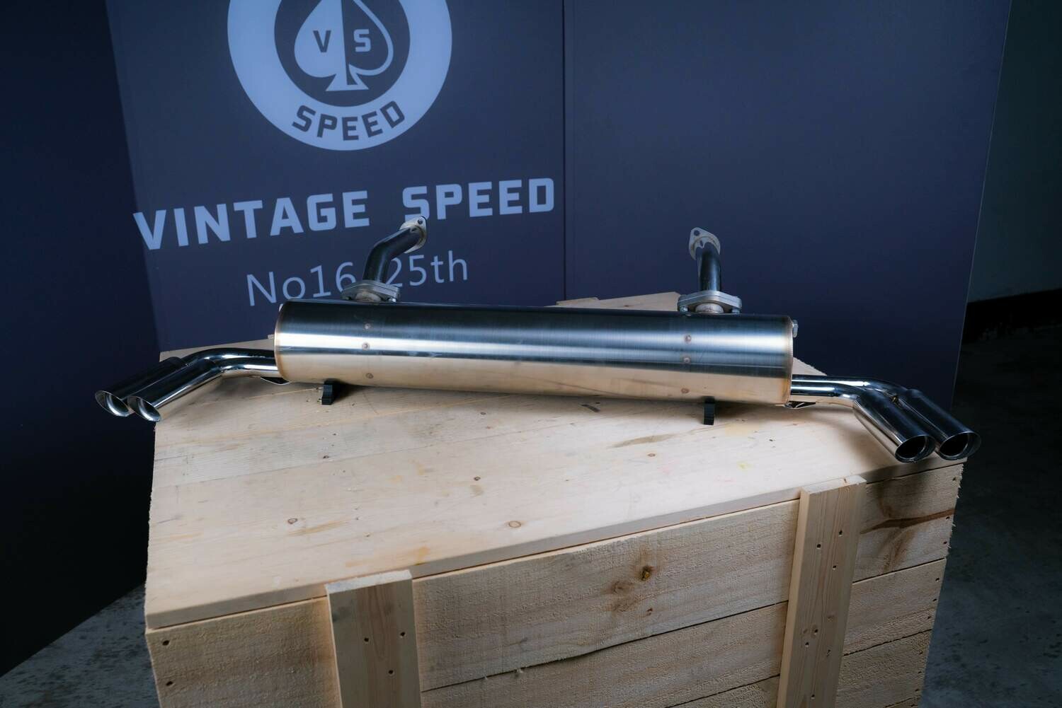 4 Tips VINTAGE SPEED TYPE 3 ABARTH EXHAUST SYSTEM