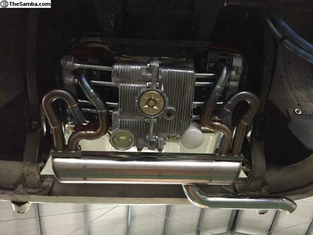 VW SPLIT BUS STAINLESS STEEL SUPER FLOW MUFFLER