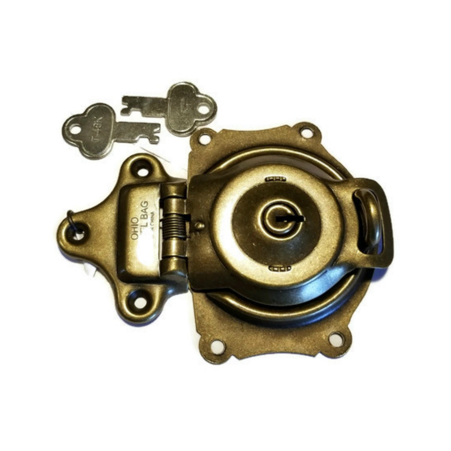 Trunk Lock with Keys - Antique Brass Plated | Annie's Home Store for ...