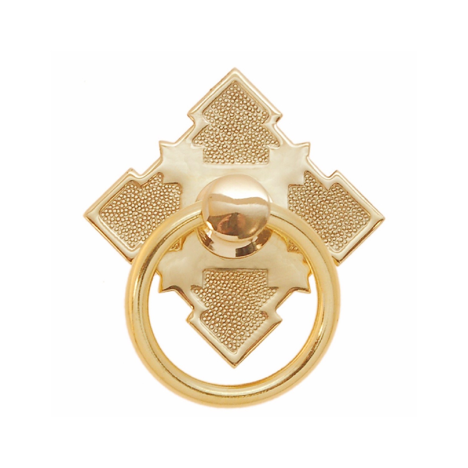 Eastlake Victorian Style Brass SINGLE POST RING PULL | Annie's Home ...