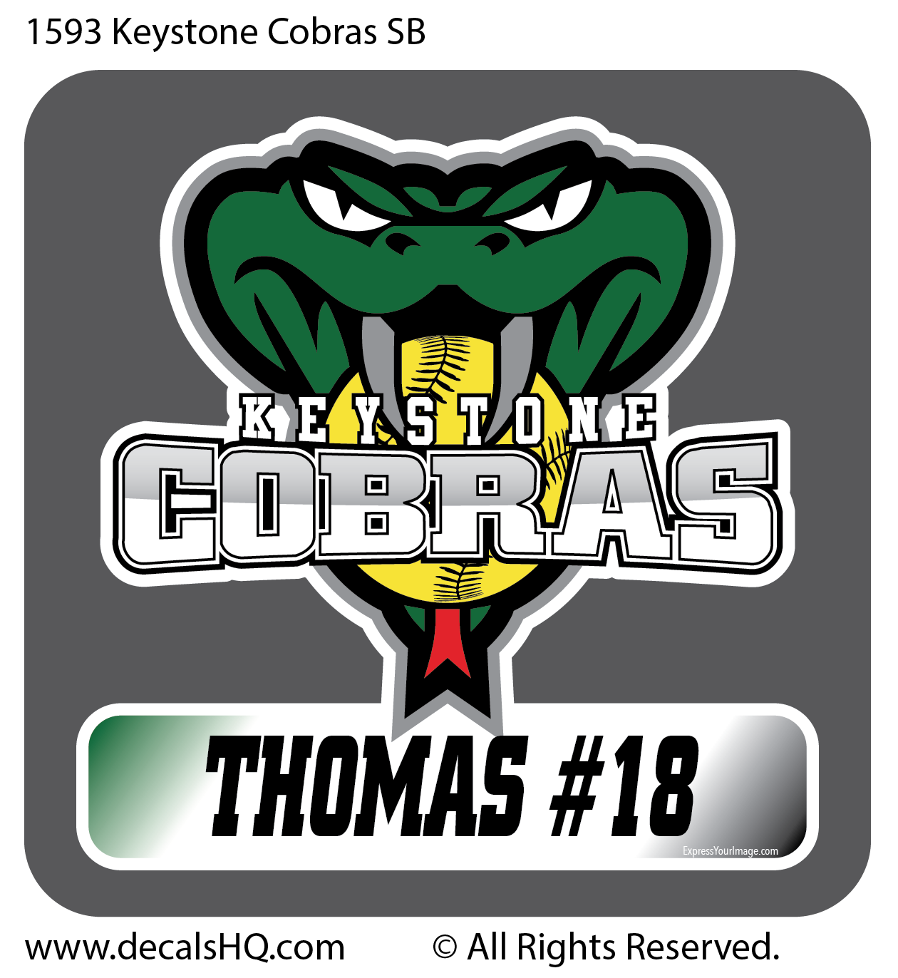 Keystone Cobras Softball