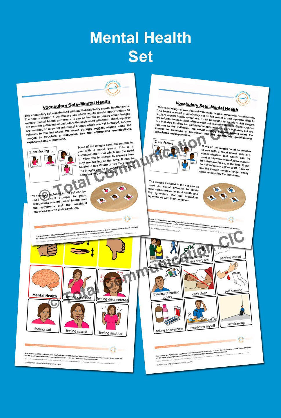 Mental Health Vocabulary Set