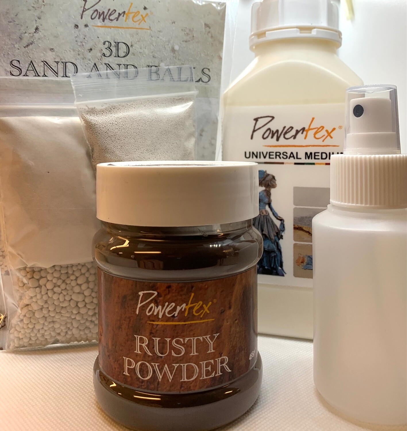 Startpaket "Rosteffekt med Rusty Powder (STOR) och Powertex"