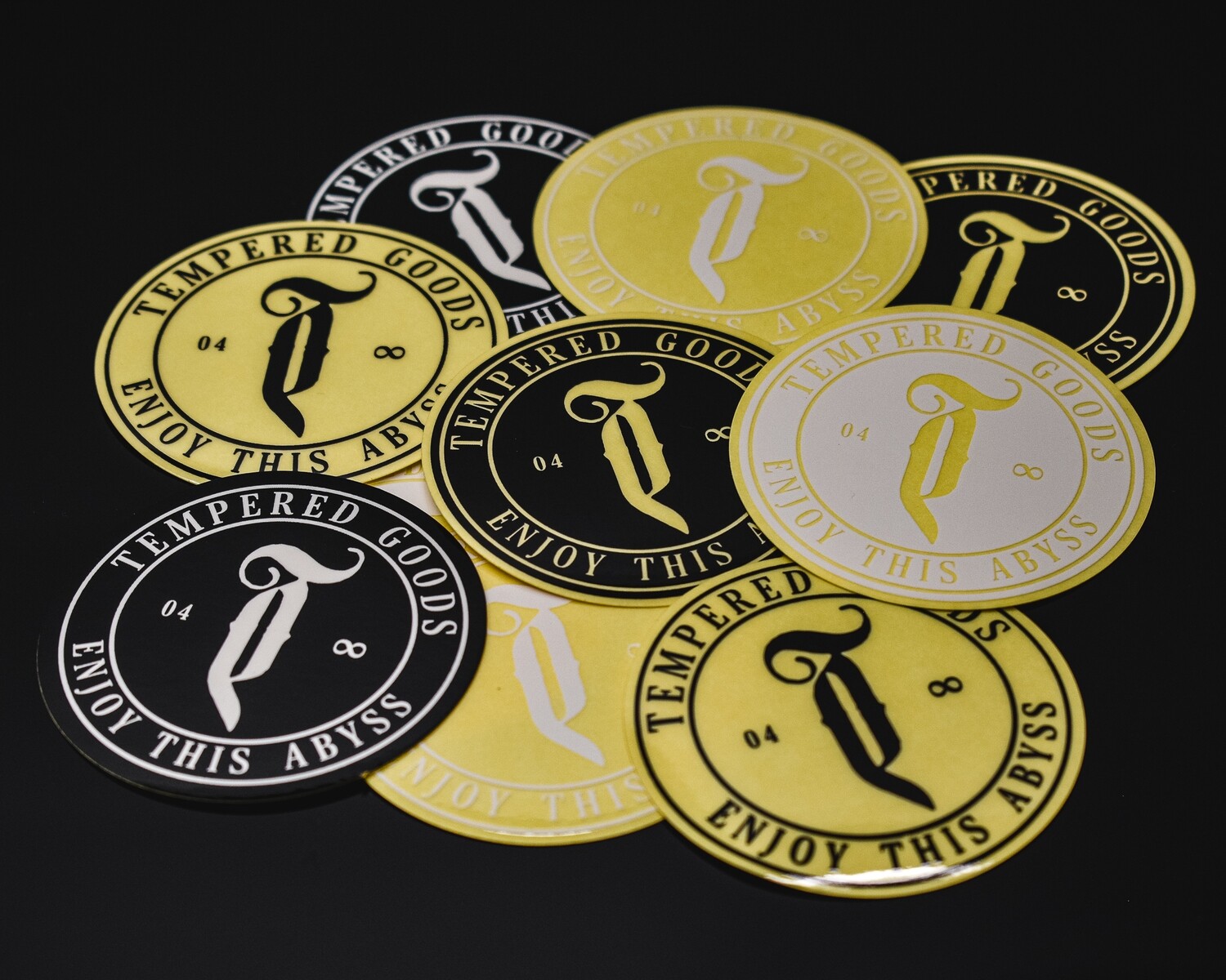 Tempered Planet Abyss logo stickers