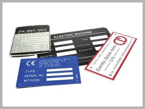 Aluminium Labels