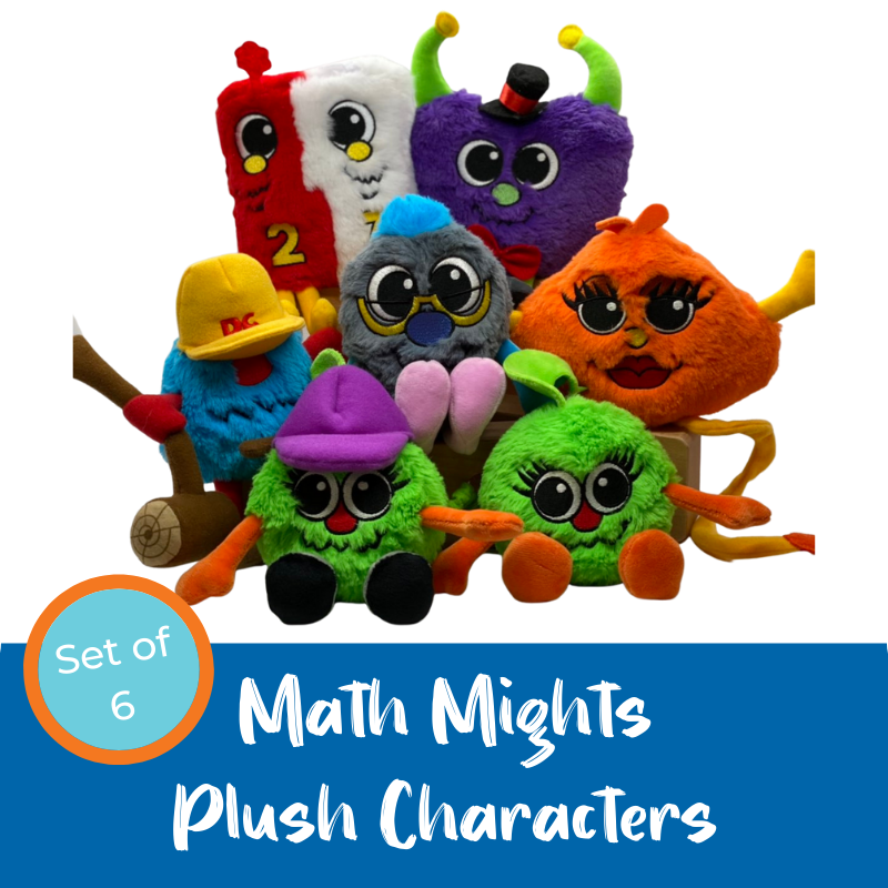 Math Mights Plush Characters (set of 6) | Shop | SIS For Teachers