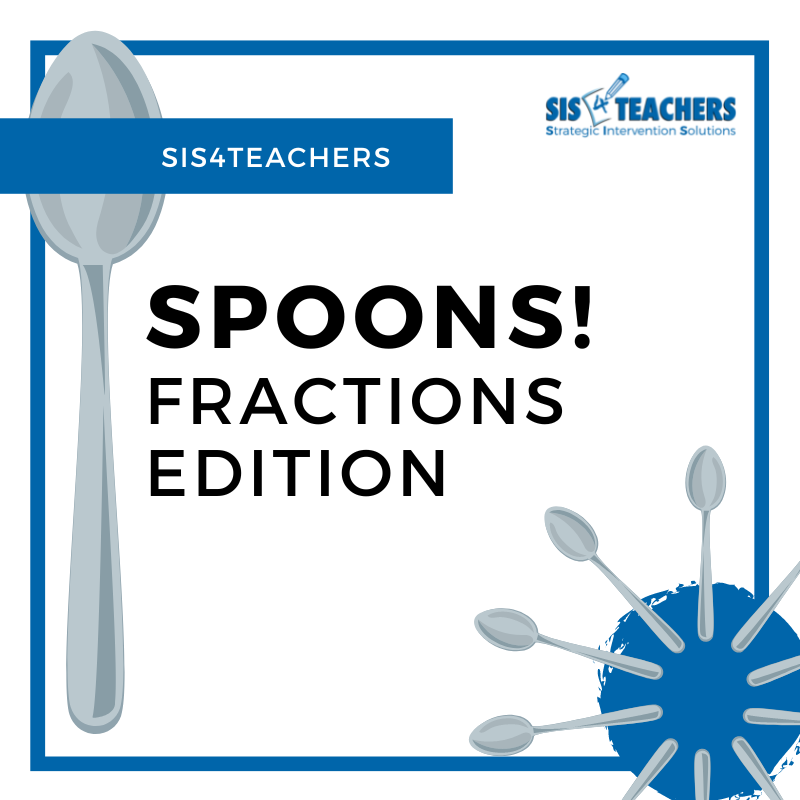 Spoons! Fractions Edition | D.C. | SIS For Teachers