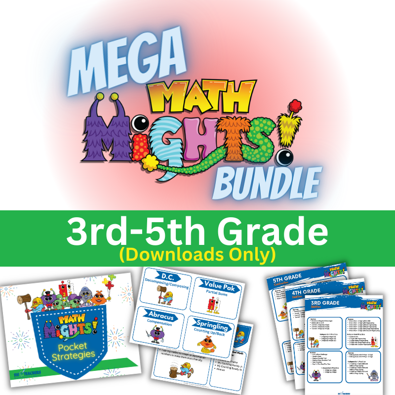 Mega Math Mights Digital Bundle: 3rd-5th Grade | Introduction to ...