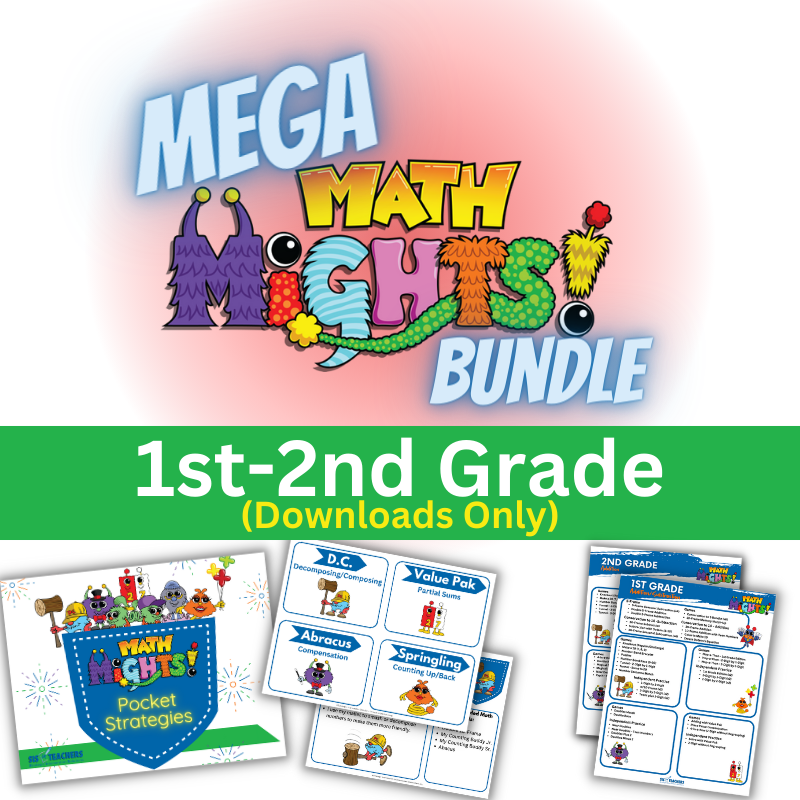 Mega Math Mights Digital Bundle: 1st-2nd Grade | Introduction to ...