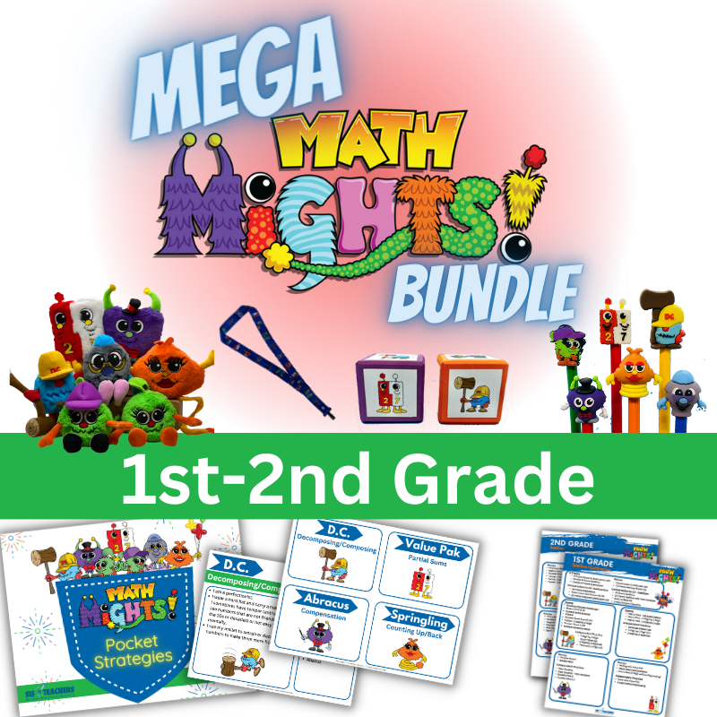 Mega Math Mights Bundle: 1st-2nd Grade | SIS For Teachers