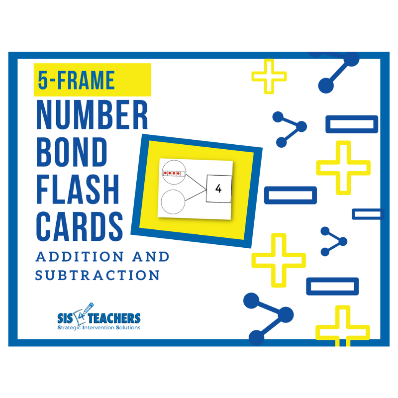 Number Bond Cards - 5-Frame: Addition/Subtraction | Problem Solving ...