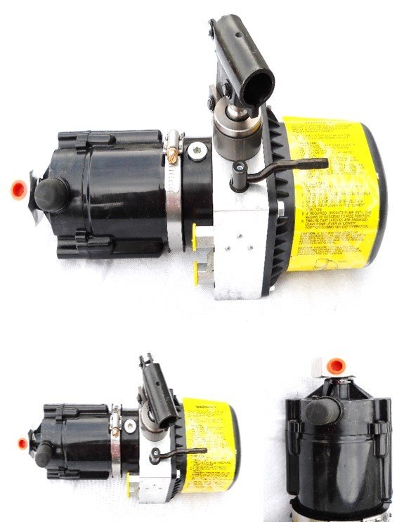 Pump, Cab Lift, Air-over-Hydraulic