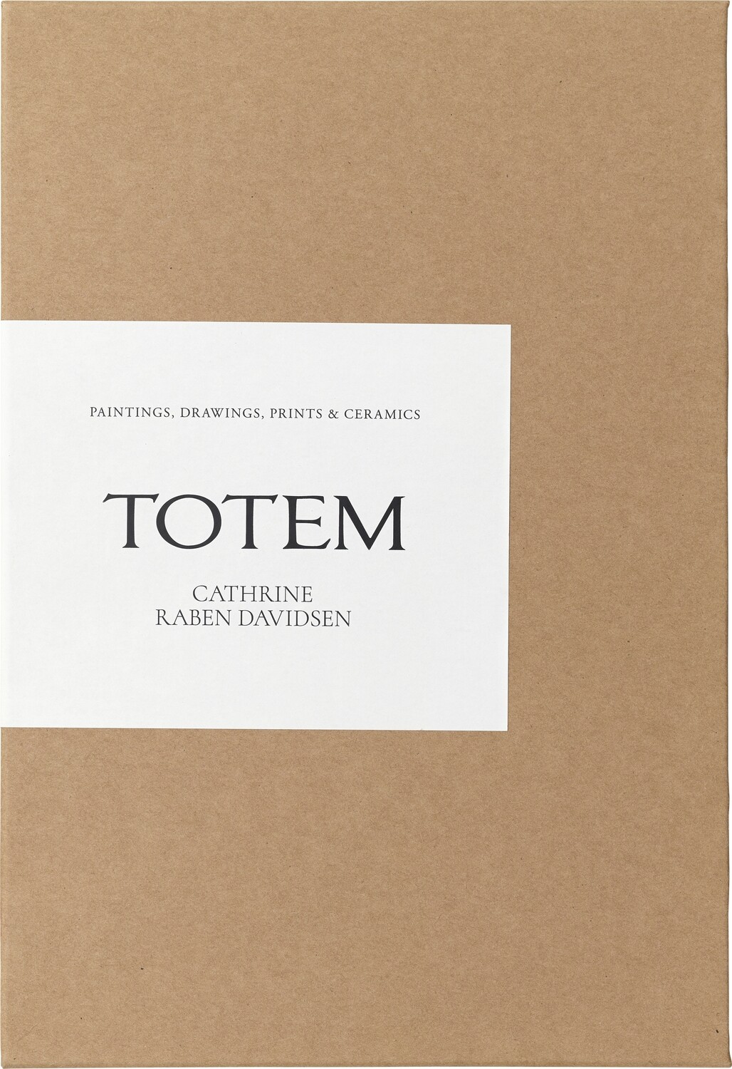 Totem - Book Cassette - webshop – Cathrine Raben Davidsen