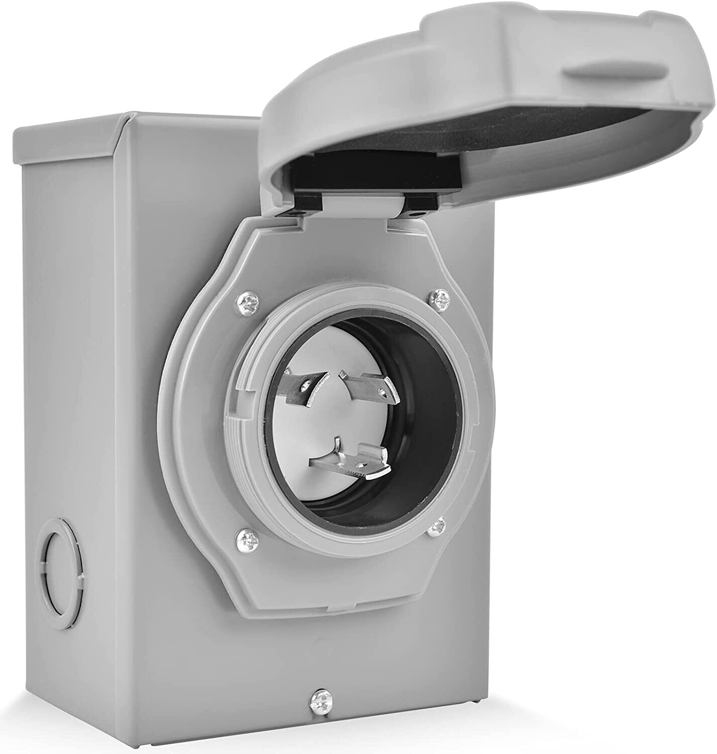 RVMATE 30 Amp 3 Prong Generator Power Inlet Box, NEMA L5-30P 125 Volt ...