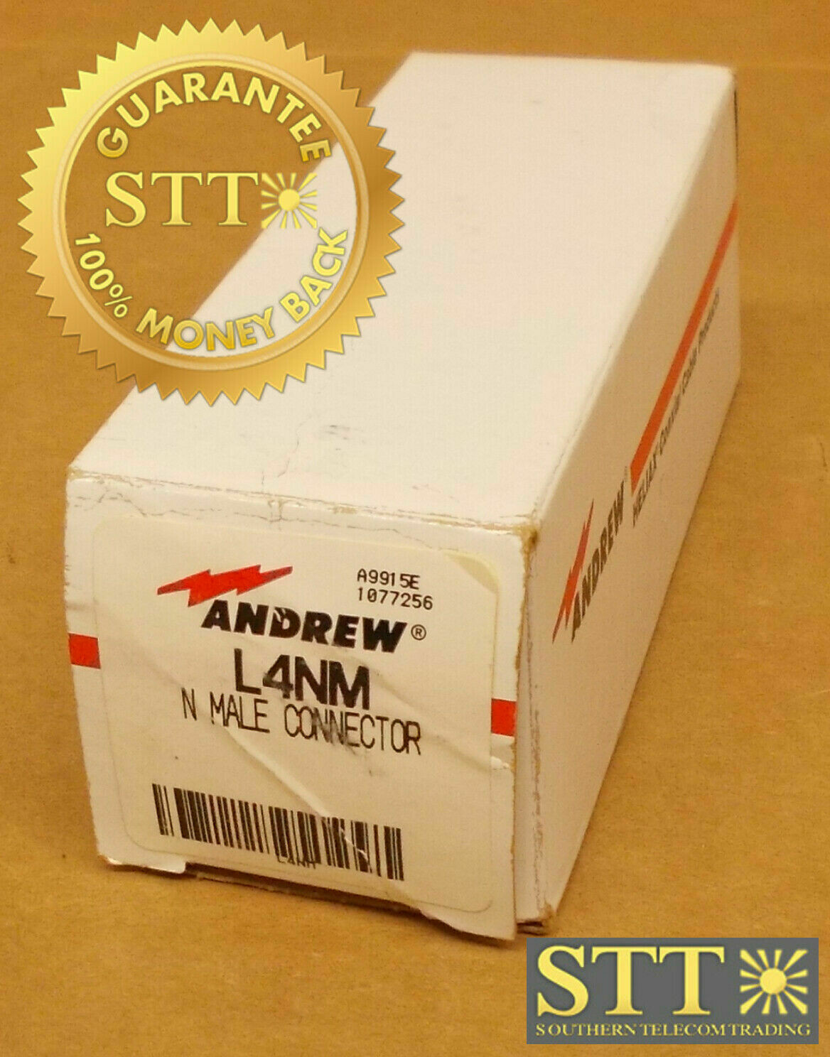 L4NM ANDREW N MALE CONNECTOR FOR 1/2" LDF4-50A COAXIAL CABLE NEW - 90 ...