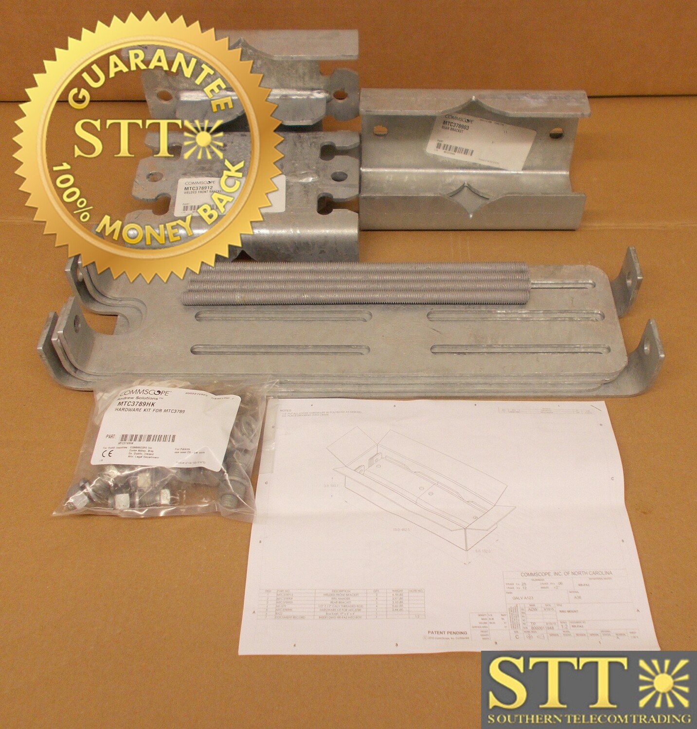 RR-FA2 COMMMSCOPE FAST ACCESS RRU MOUNT KIT - NEW - 90-DAY WARRANTY