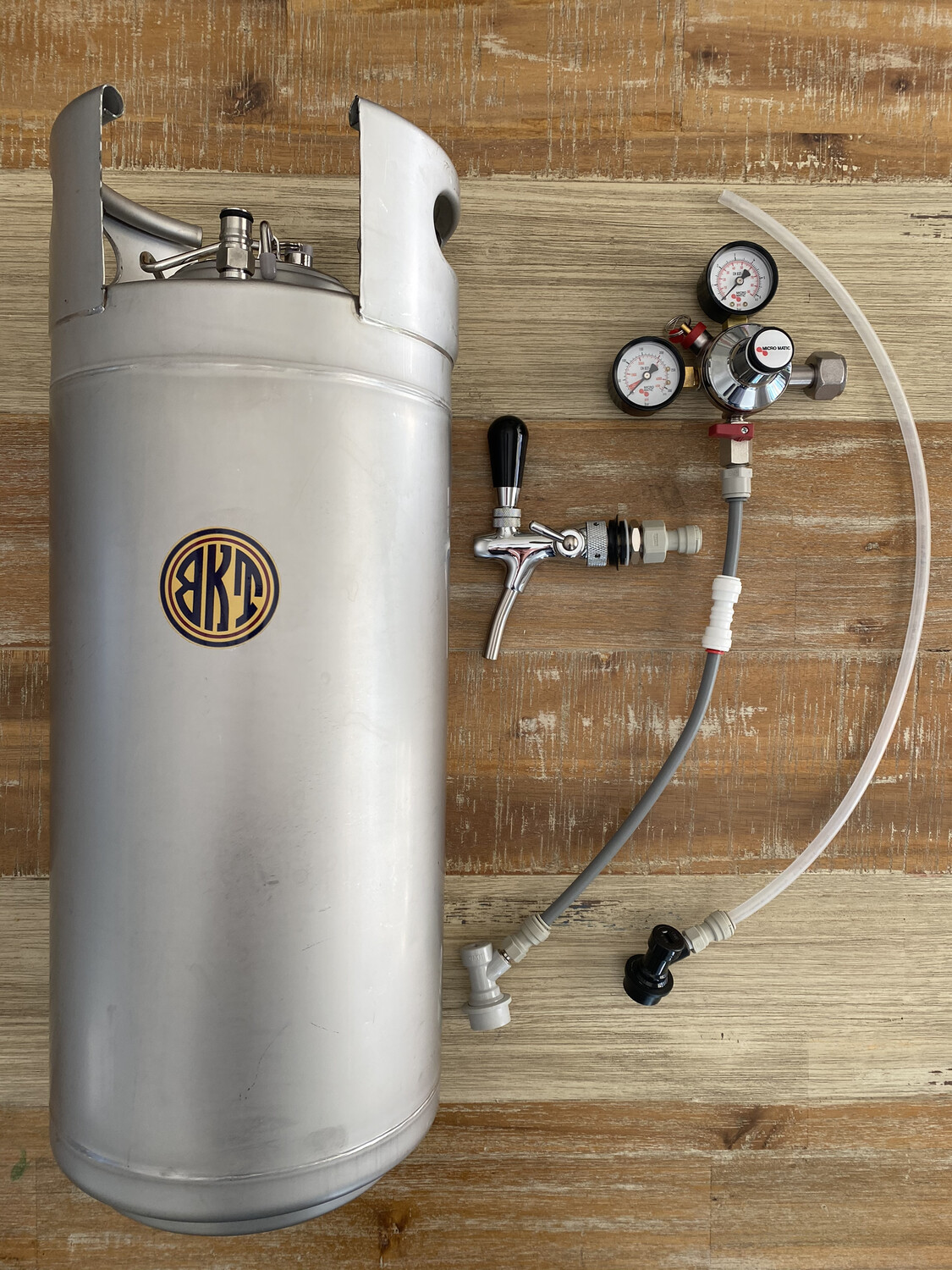 Double Tap Keg System Corny Keg