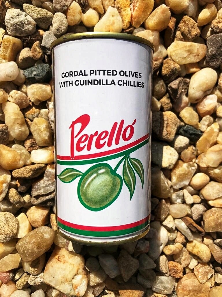 Perello Gordal pitted olives 150g Tin - de Burgh Wine Merchants online ...