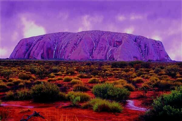 Ayers Rock Purple - Full Drill Diamond Painting - Specially ordered for ...