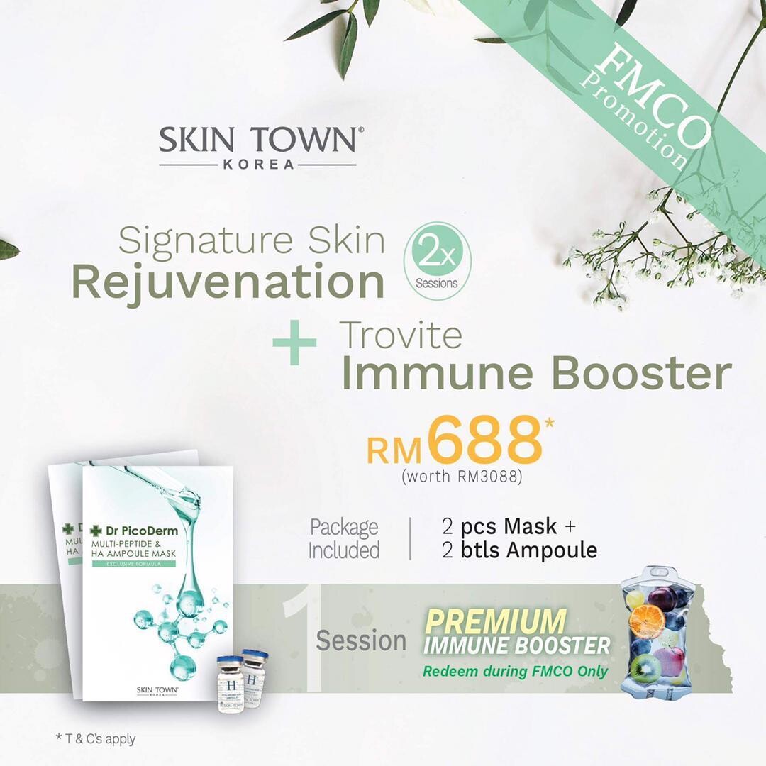 FMCO: Signature Skin Rejuvenation + Trovite Immune Booster x 2 sessions