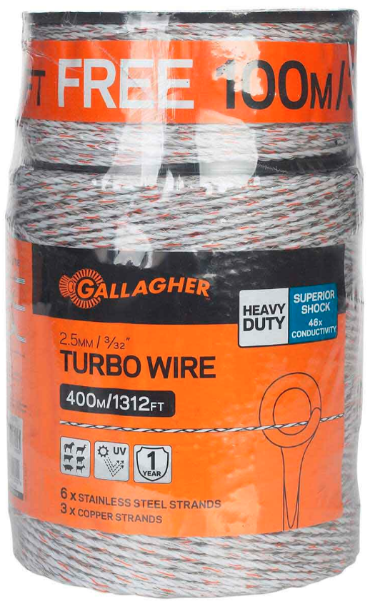 Gallagher Turbo Braid 7/64" G62147 1320' + 300'