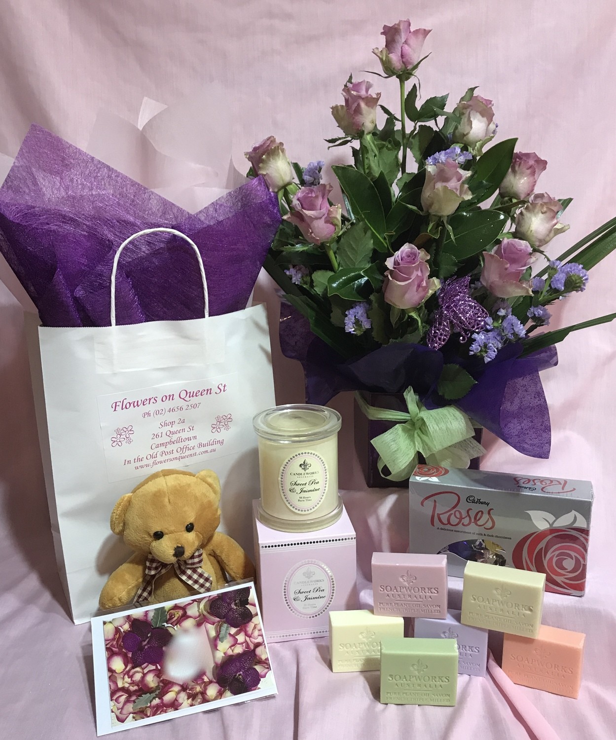 Deluxe Pamper Hamper by Flowers on Queen st